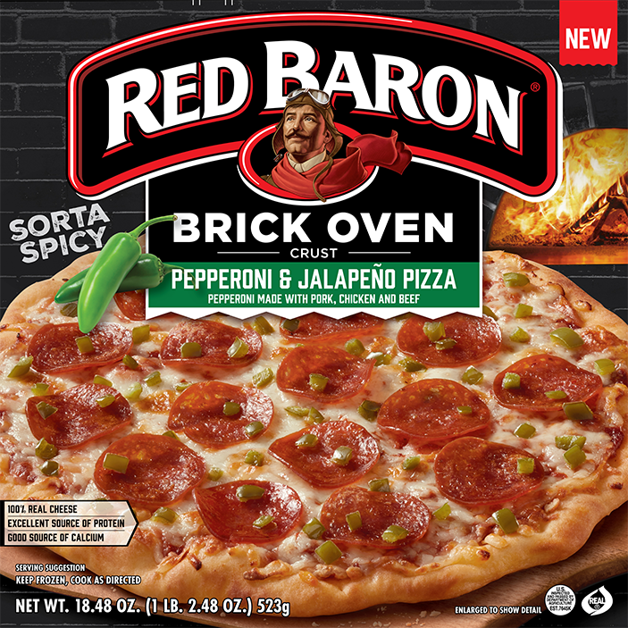 Red Baron® Frozen Pizza – RED BARON® Pepperoni & Jalapeño Brick Oven ...