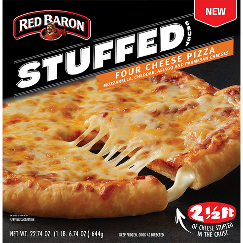 Red Baron® Frozen Pizza – RED BARON® Four Cheese Stuffed Crust Pizza