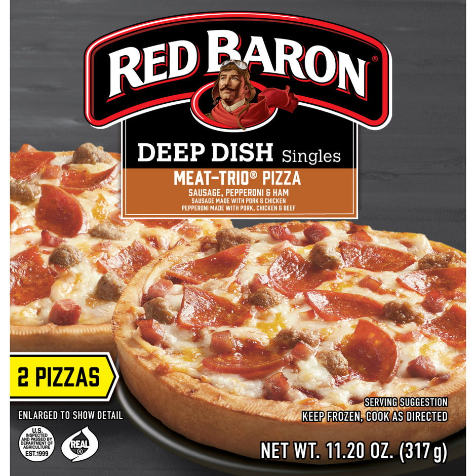 Red Baron® Frozen Pizza – Deep Dish Pizza Singles