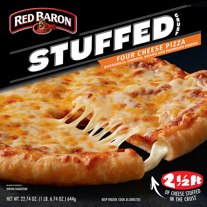 Red Baron® Frozen Pizza – RED BARON® Four Cheese Stuffed Crust Pizza